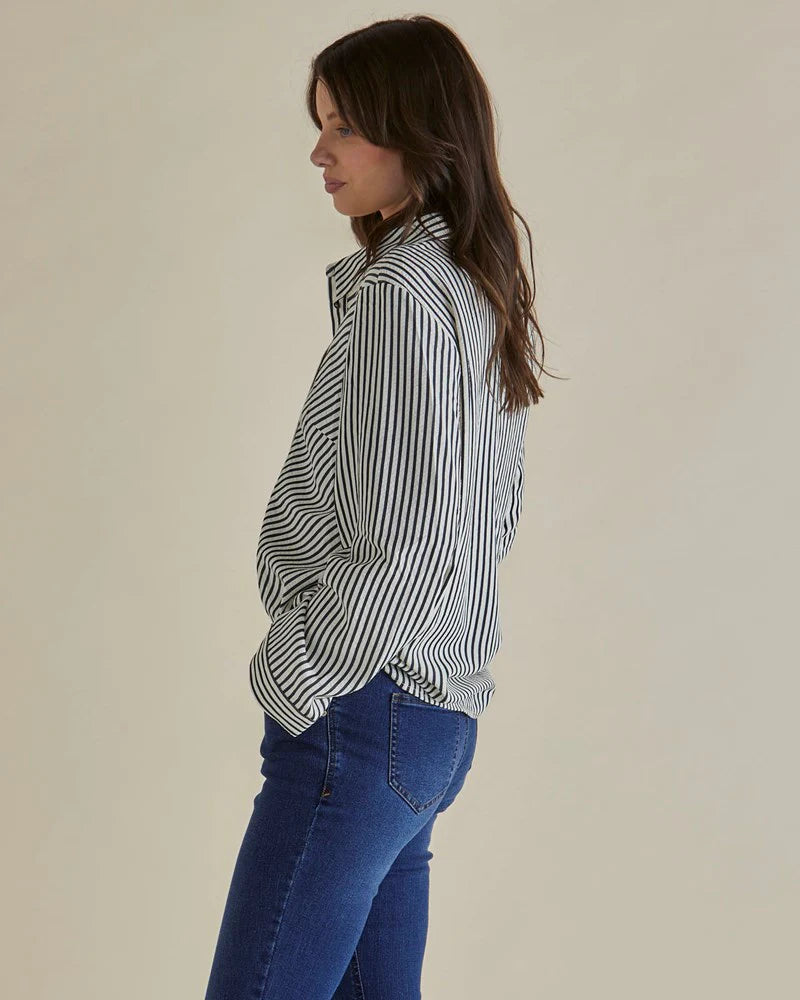 Crinkle Shirt – BETTY BASICS – Willow Collective Mudgee
