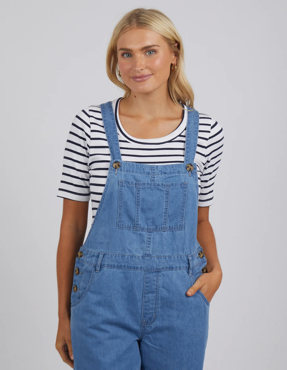 Matilda Short Denim Overalls – Elm Lifestyle – Willow Collective Mudgee
