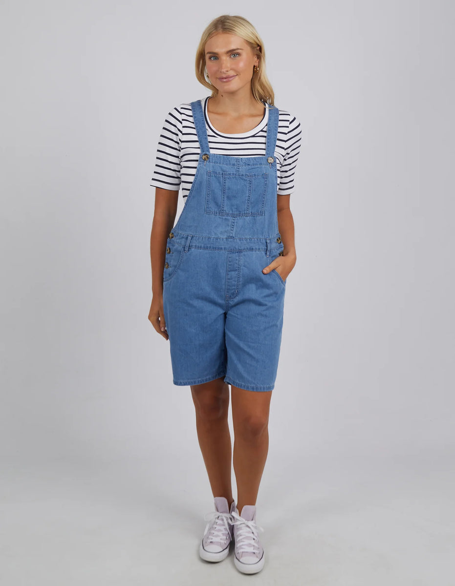 Matilda Short Denim Overalls – Elm Lifestyle – Willow Collective Mudgee