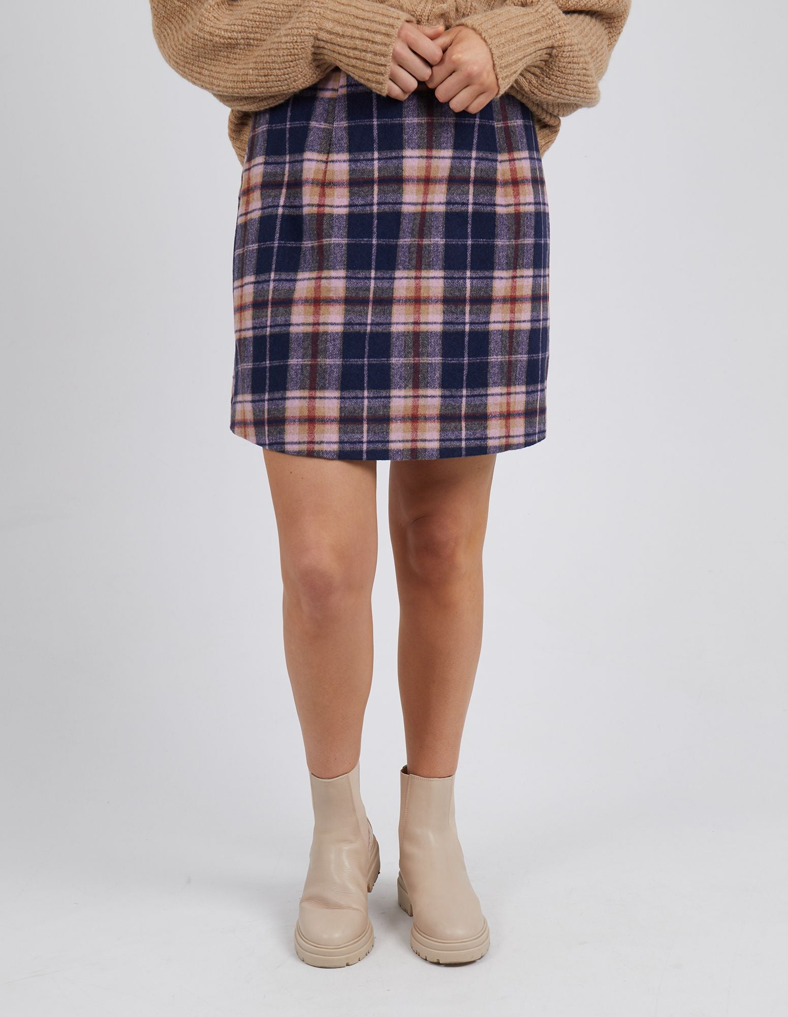 Reilly Check Skirt – Elm Lifestyle – Willow Collective Mudgee